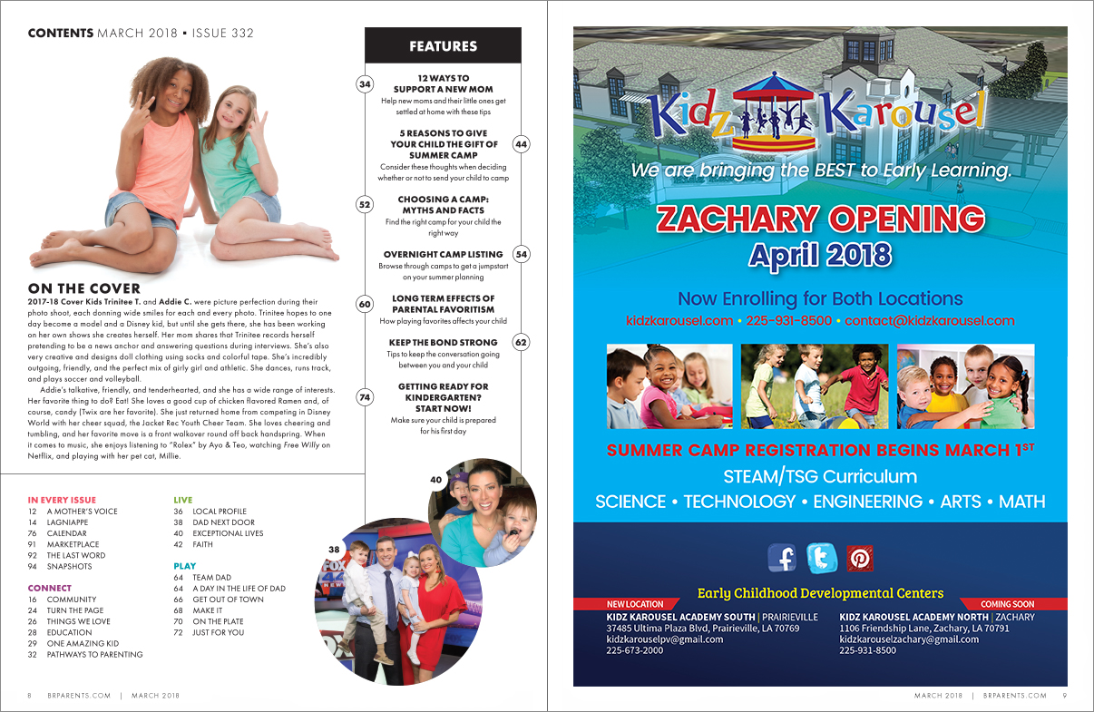 Baton Rouge Parents Magazine – Taylor Voisin